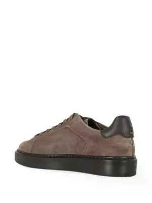DOUCAL'S Suede-finish Low-top Sneakers
