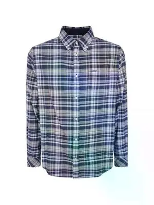 Barbour Check-pattern Button-down Shirt - Blue