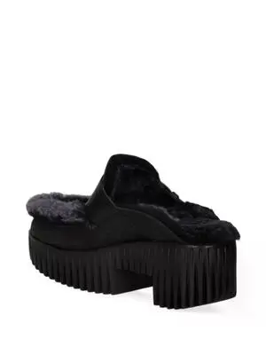 4CCCCEES Plia Shearling-trim Mules