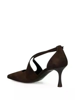 ALBANO Crossover-strap Pointed-toe Pumps