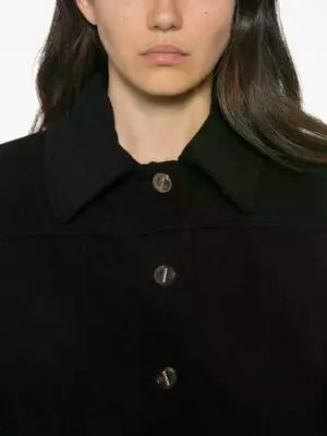 Sandro Shirt-collar Single-breasted Coat