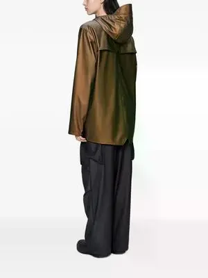 Rains Hooded Press-stud Jacket