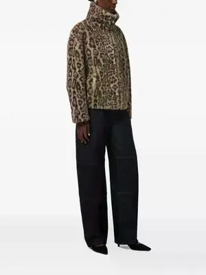 Apparis Brooks Leopard-print Faux-fur Jacket - Neutrals
