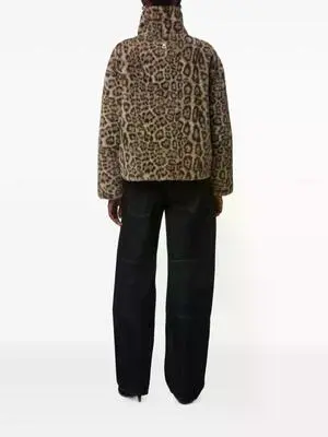 Apparis Brooks Leopard-print Faux-fur Jacket - Neutrals