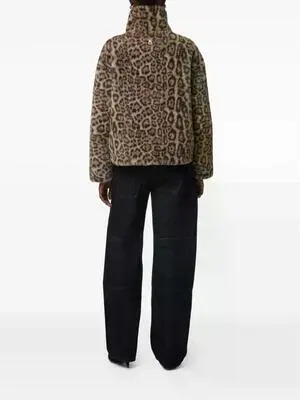 Apparis Brooks Leopard-print Faux-fur Jacket - Neutrals