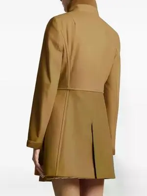 FAY Virginia Hook-fastening High-neck Coat - Brown