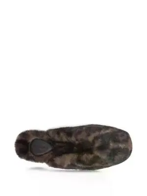 Apparis Demi Leopard-print Faux-fur Slippers