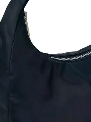 Rick Owens Small Gemini Satin-finish Curved Shoulder Bag