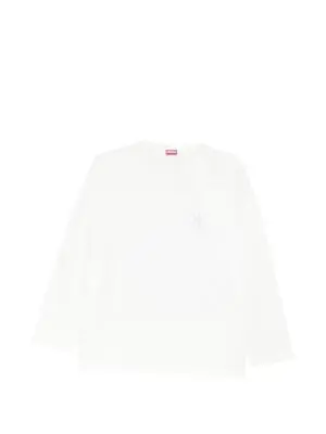 Kenzo Logo-embroidered Long-sleeve T-shirt