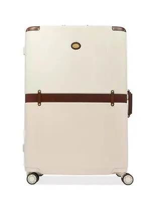 THE BRIDGE Leather-trimmed Trolley - Neutrals