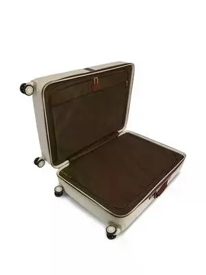 THE BRIDGE Leather-trimmed Trolley