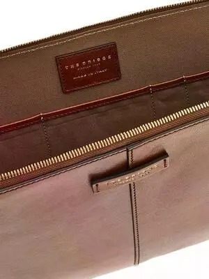 THE BRIDGE Vespucci Logo-plaque Leather Document Holder