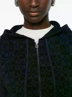 Kenzo Zip-up Hooded Cardigan