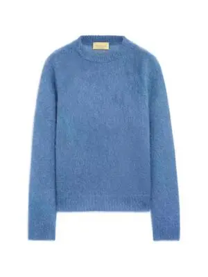 Momoni Clover Brushed-knit Sweater - Blue