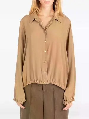 SOCIETE ANONYME Le Panier Elasticated-hem Shirt - Brown