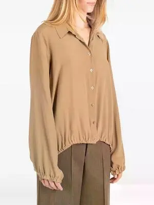 SOCIETE ANONYME Le Panier Elasticated-hem Shirt - Brown