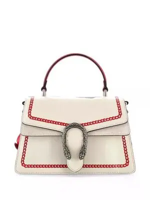 Gucci Dionysus Top Handle Bag Gg Coated Canvas And Leather Small Satchel - Multicolour