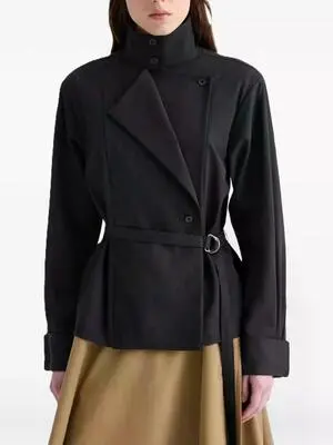 TWP The Last Chapter Belted Wrap-front Jacket
