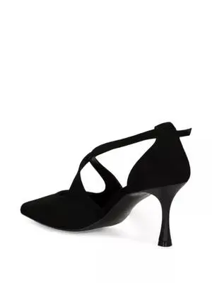 ALBANO Serene Crossover-strap Pointed-toe Pumps