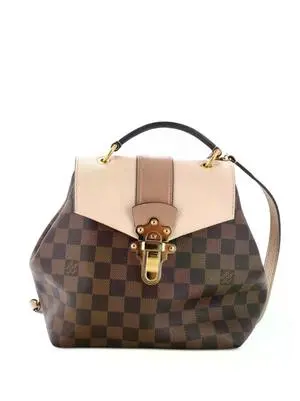 LOUIS VUITTON Clapton Damier And Leather Backpack - Neutrals