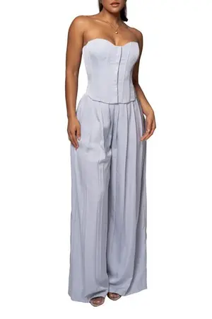 JLUXLABEL Viv Satin Bustier Top