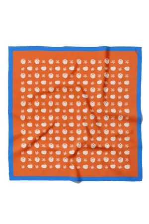CENTINELLE Tiny Fruits Cotton Bandana - Orange