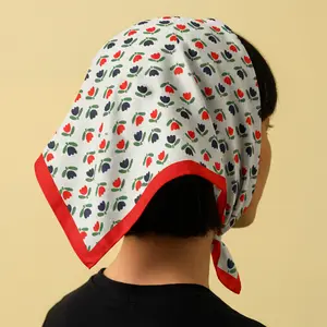 CENTINELLE Tulip Cotton Bandana - Red