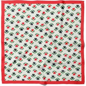 CENTINELLE Tulip Cotton Bandana - Red