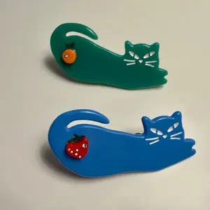 CENTINELLE Fruit Cats Hair Clip Duo
