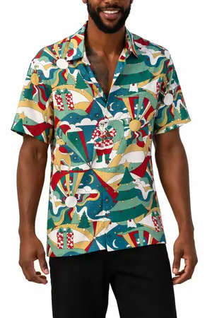Kenny Flowers The Santa Cabana Short Sleeve Shirt - Multi