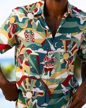 Kenny Flowers The Santa Cabana Short Sleeve Shirt