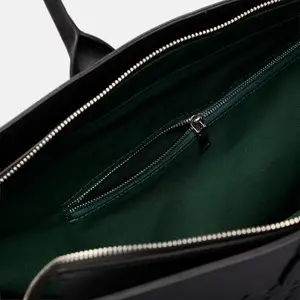 MARC NOLAN Woven Calfskin Leather Weekender