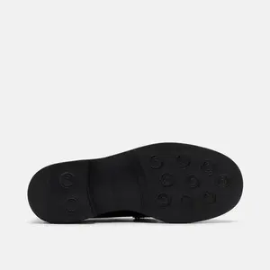 MARC NOLAN Ella Pleated Leather Tassel Loafer