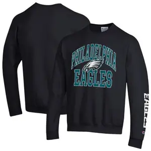 Champion Philadelphia Eagles Powerblend Fleece Sweatshirt - Black