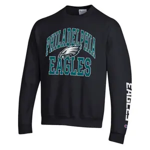 Champion Philadelphia Eagles Powerblend Fleece Sweatshirt - Black