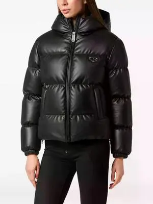 Philipp Plein Eco-leather Puffer Jacket