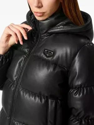 Philipp Plein Eco-leather Puffer Jacket