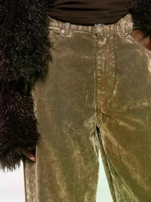 NINE:INTHE:MORNING Gea Velvet-effect Jeans