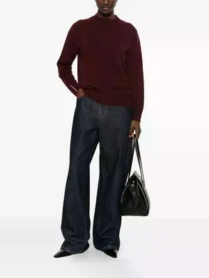 Peserico Bead-embellished Raglan-sleeve Sweater
