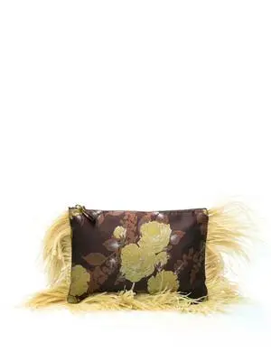 La DoubleJ Party Clutch Bag - Brown