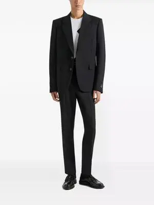 Givenchy Slim Fit Tailored Pants In Wool - Black