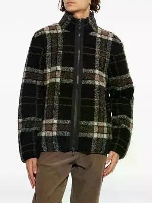 Bogner Kristian Check Fleece Jacket - Black