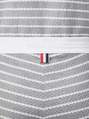 Thom Browne Striped Honeycomb Shorts