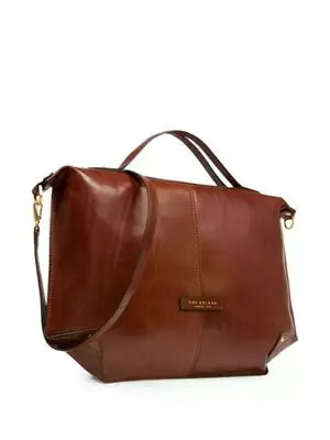 THE BRIDGE Large Unica Zip-fastening Leather Tote Bag