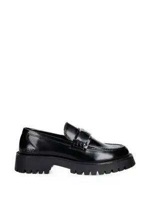 Guess Logo-plaque Lug-sole Loafers