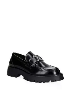 Guess Logo-plaque Lug-sole Loafers
