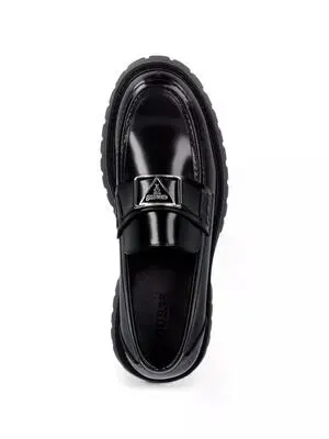 Guess Logo-plaque Lug-sole Loafers