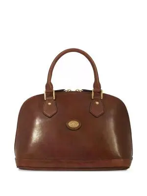THE BRIDGE Leather Zip-top Tote Bag