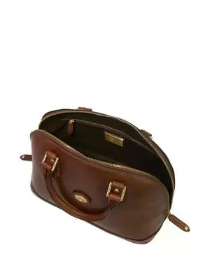 THE BRIDGE Leather Zip-top Tote Bag