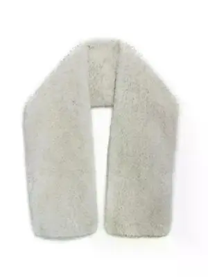 Apparis Dame Tipped Faux-fur Shawl - Neutrals